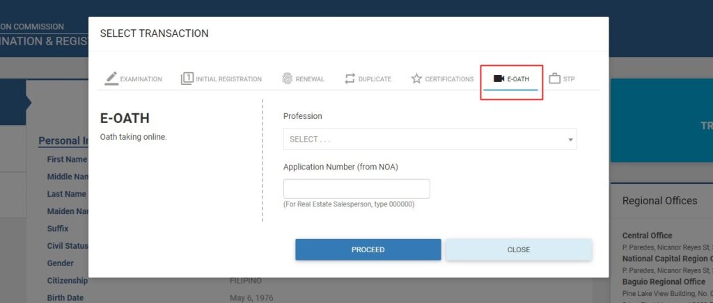 PRC Online Oathtaking Application 2021 Guide