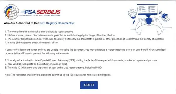 How to get a CENOMAR Online in 2023