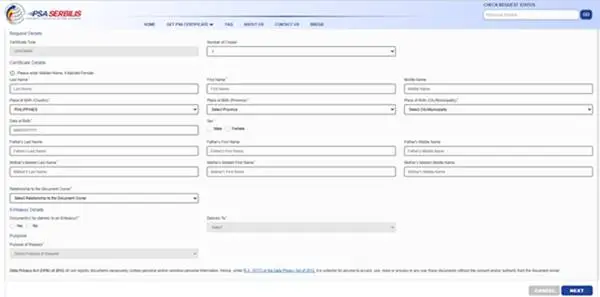 How to get a CENOMAR Online in 2023
